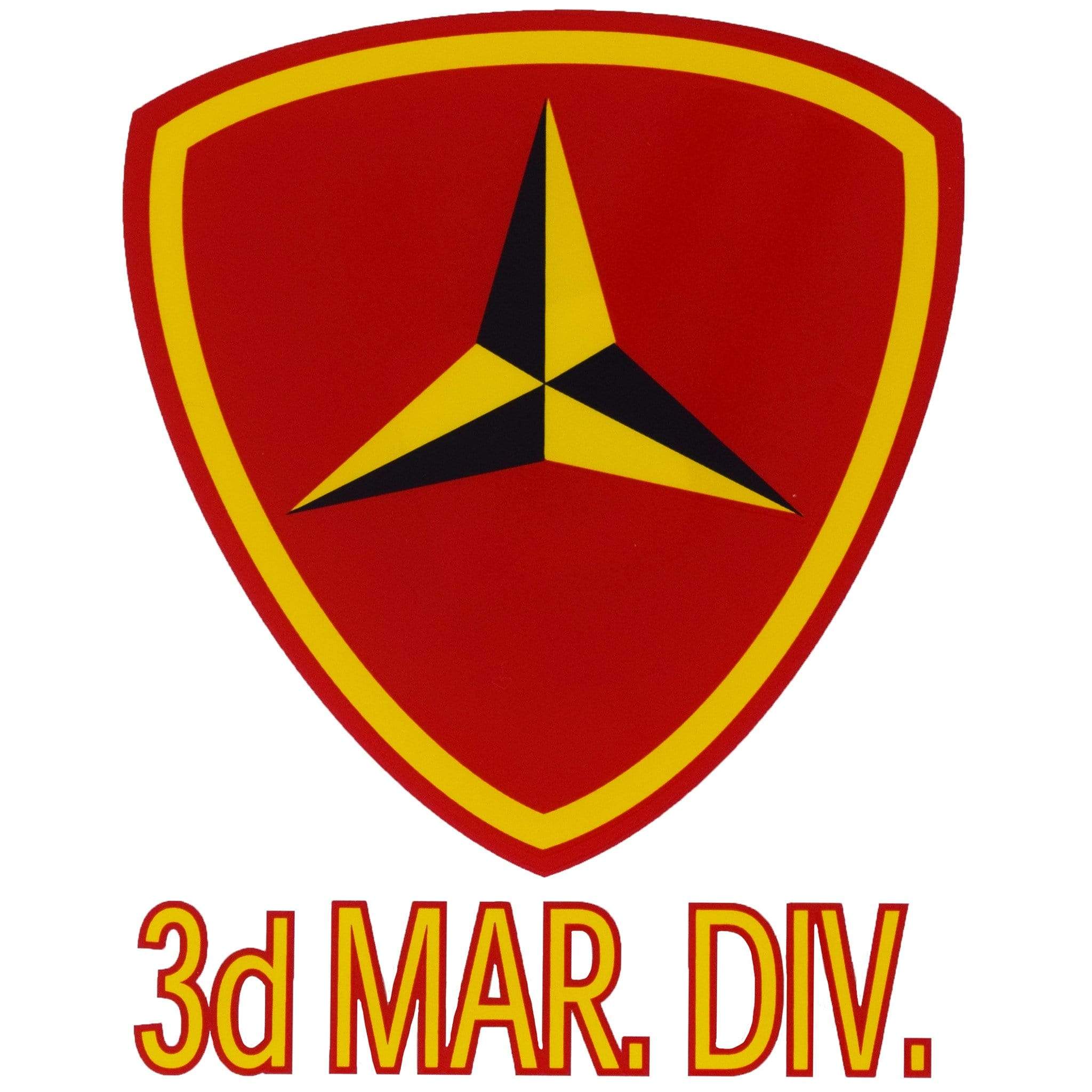 U.S. Marine Corp 3rd Division Decal (3.5"x4.25") – MCRD Museum Foundation