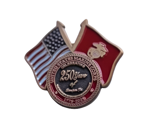 250 Year Lapel Pin – MCRD Museum Foundation