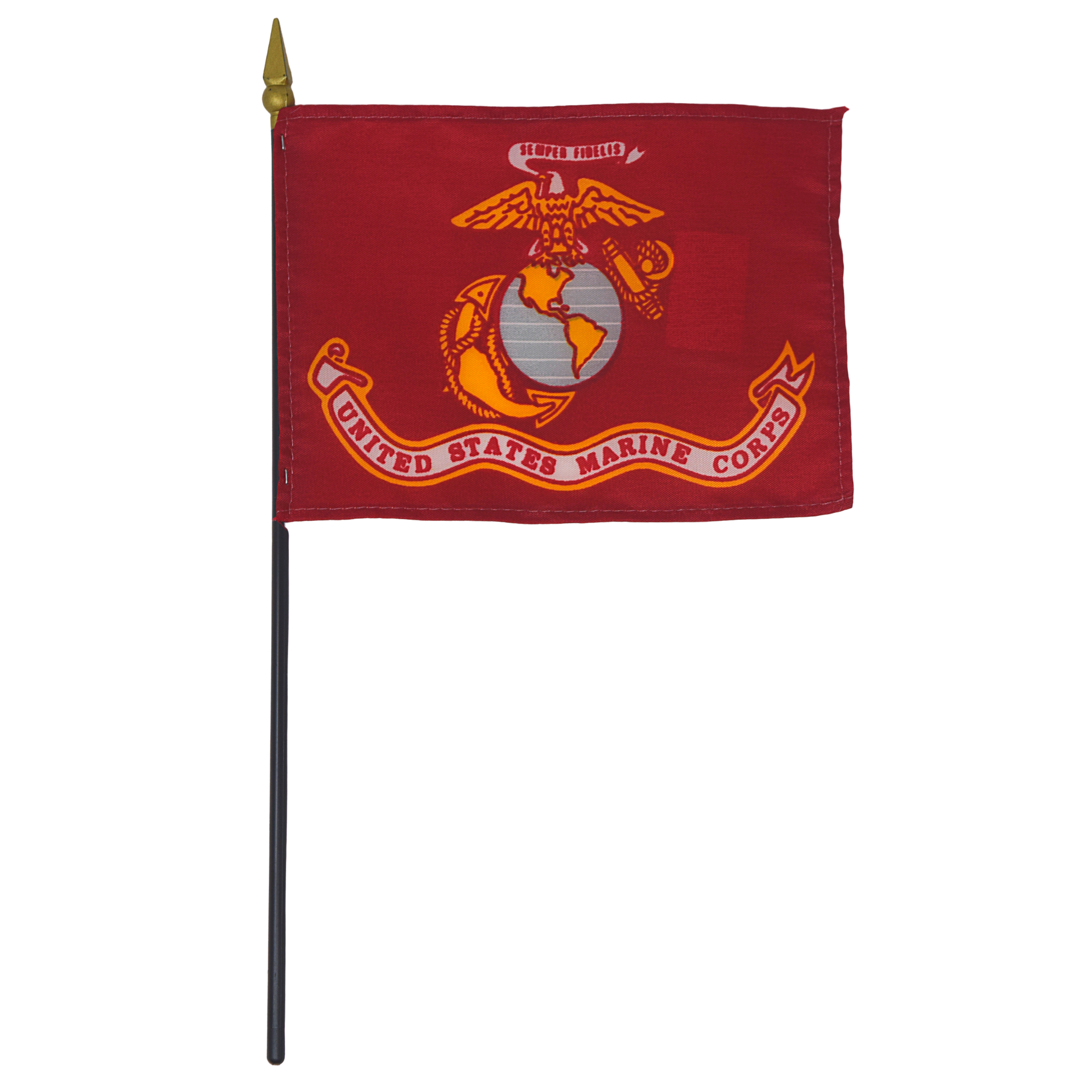 USMC 4"x 6" Desk Flag – MCRD Museum Foundation