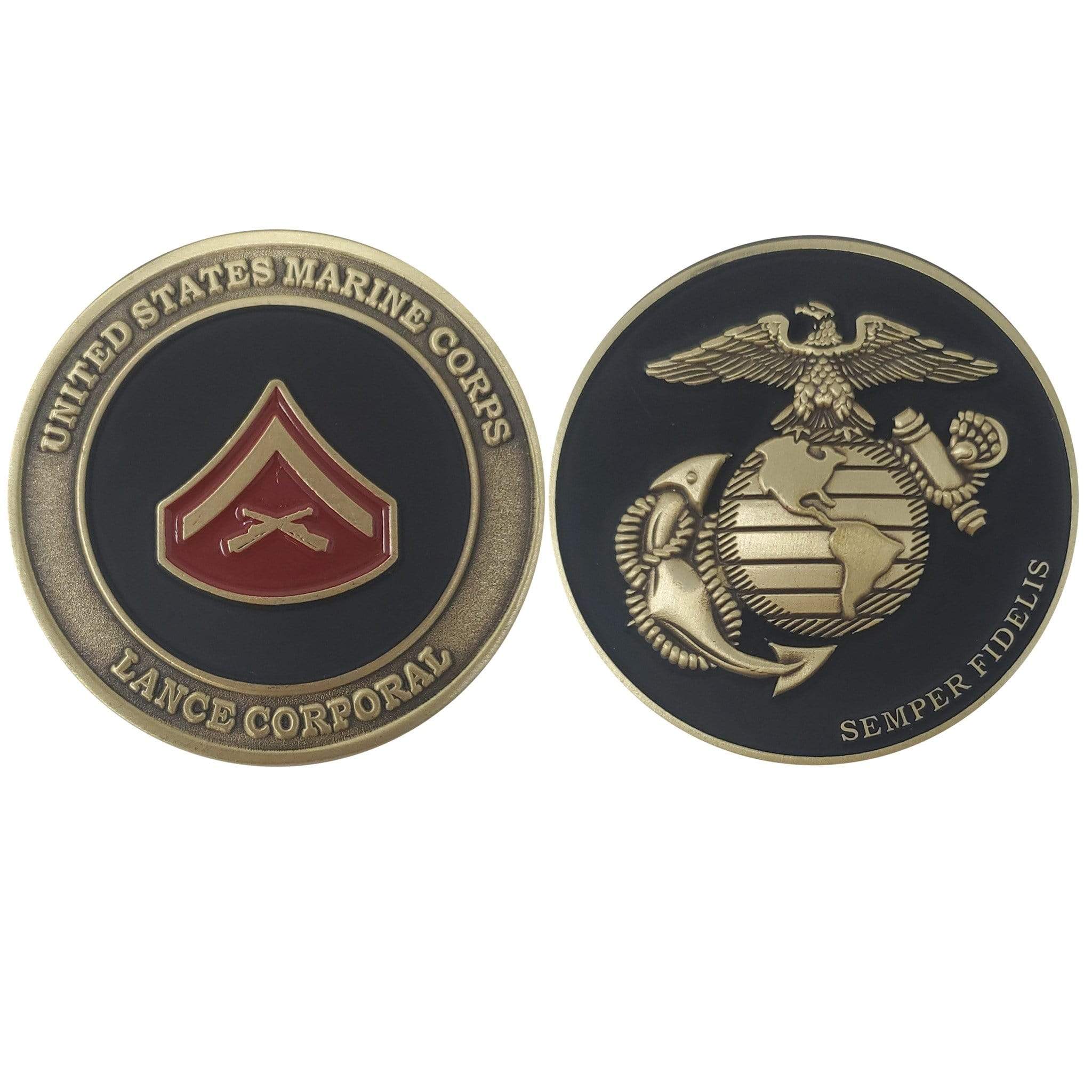 Lance Corporal USMC Coin – MCRD Museum Foundation