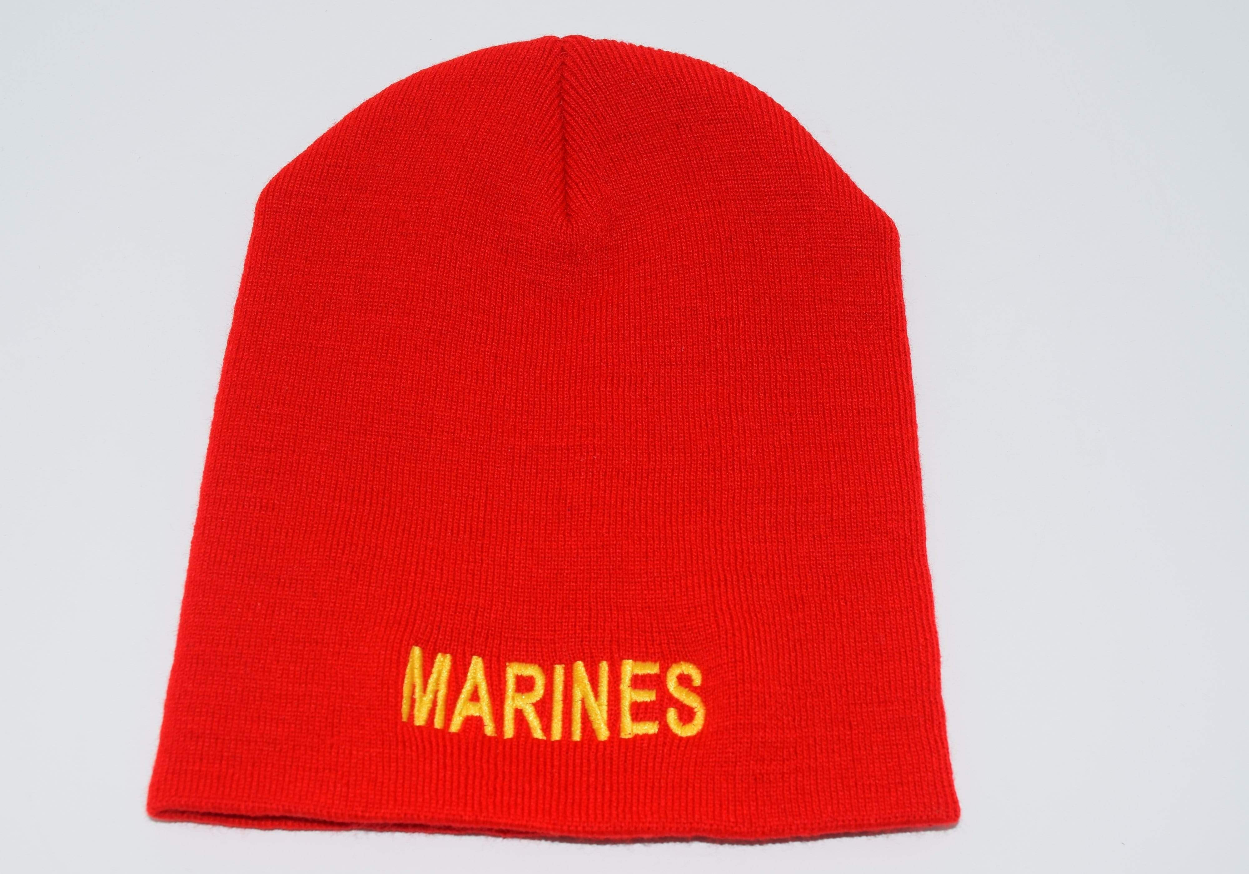 MARINES Demb on Red Skull Cap – MCRD Museum Foundation