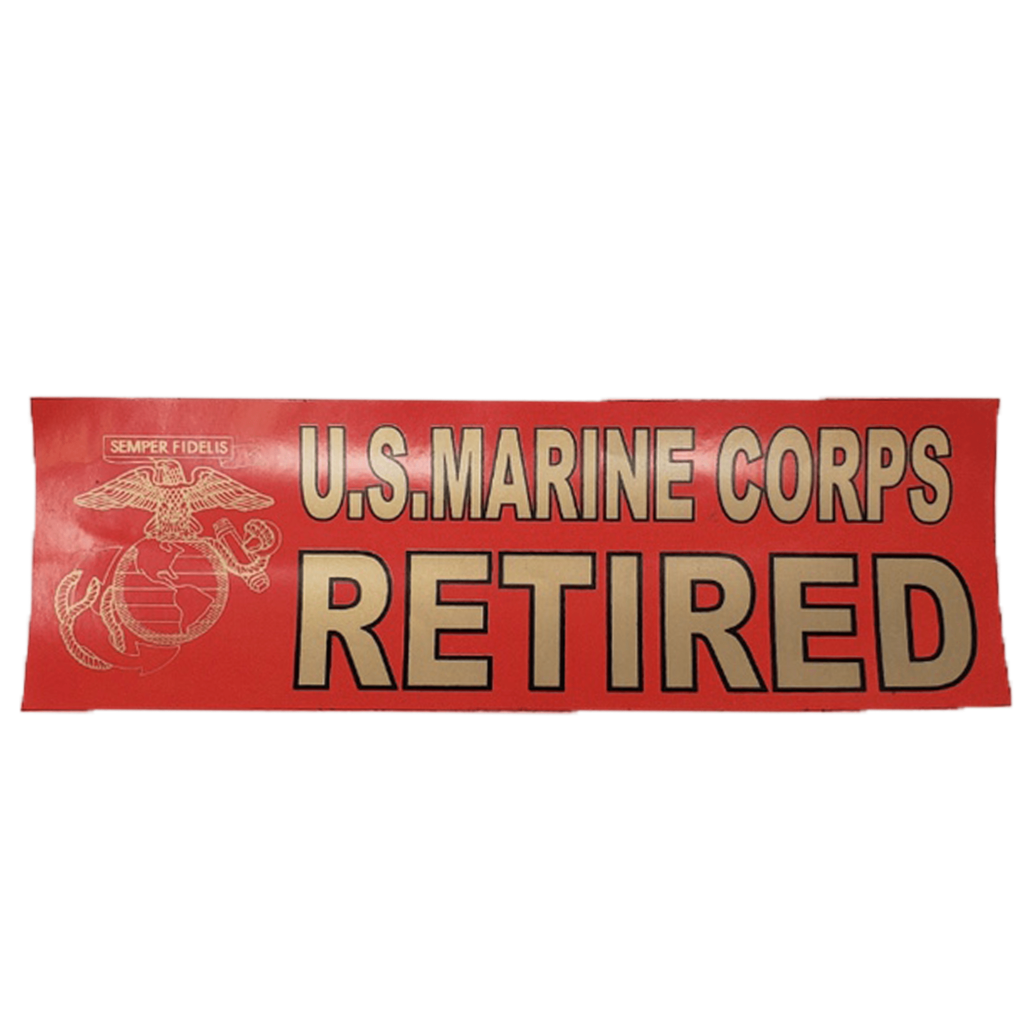 U.S. Marine Corps Retired Bumper Sticker – MCRD Museum Foundation