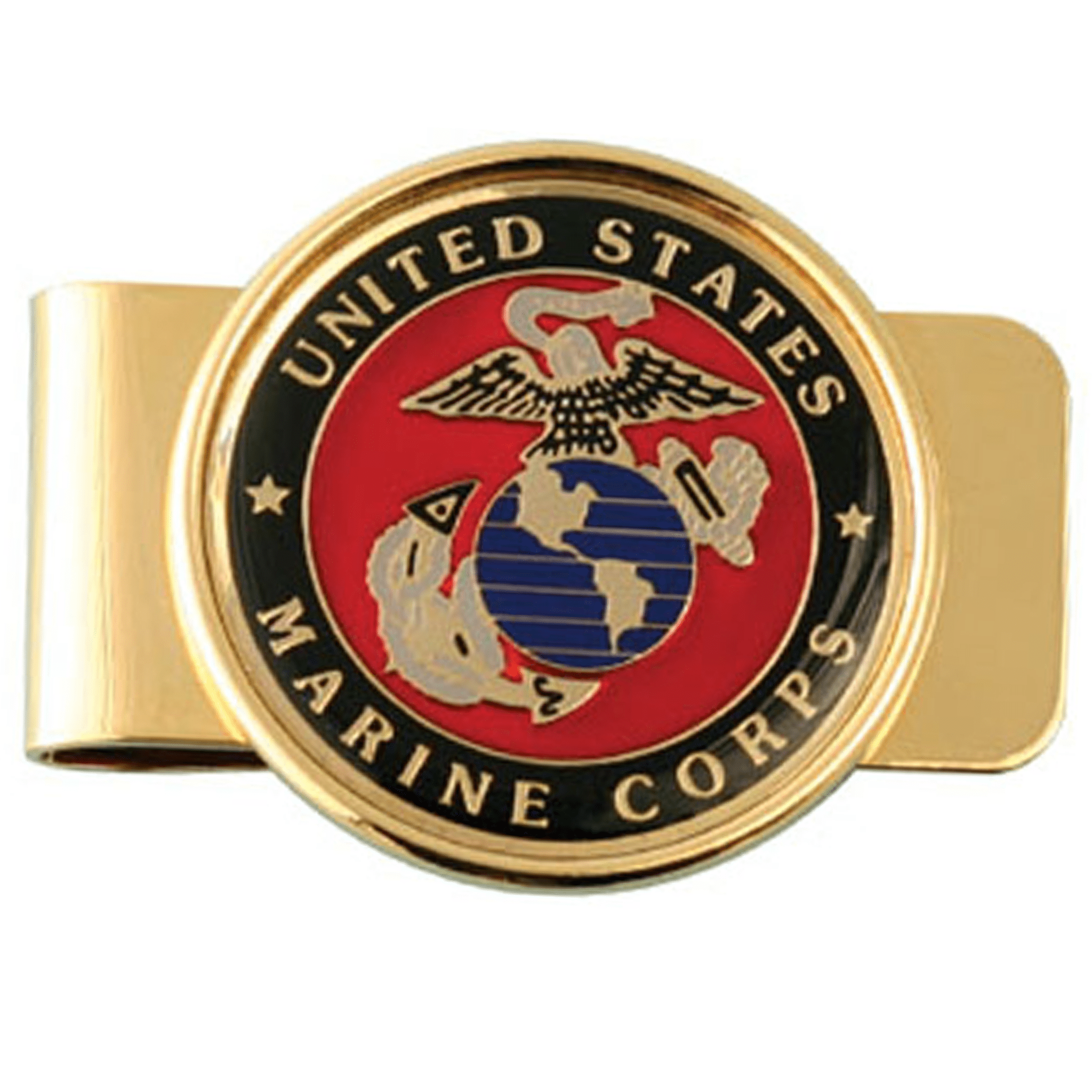 USMC Crest on Gold Money Clip – MCRD Museum Foundation